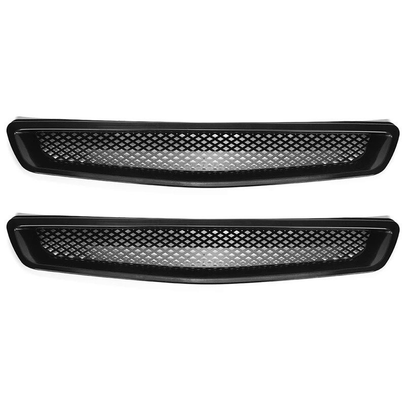 2X Car Front Hood Mesh Bumper Racing Grille for Honda for Honda Civic ...