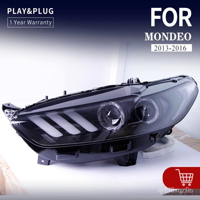 Car Assembly for Ford Fusion Headlight 2013-2016 Mondeo DRL Mustang ...