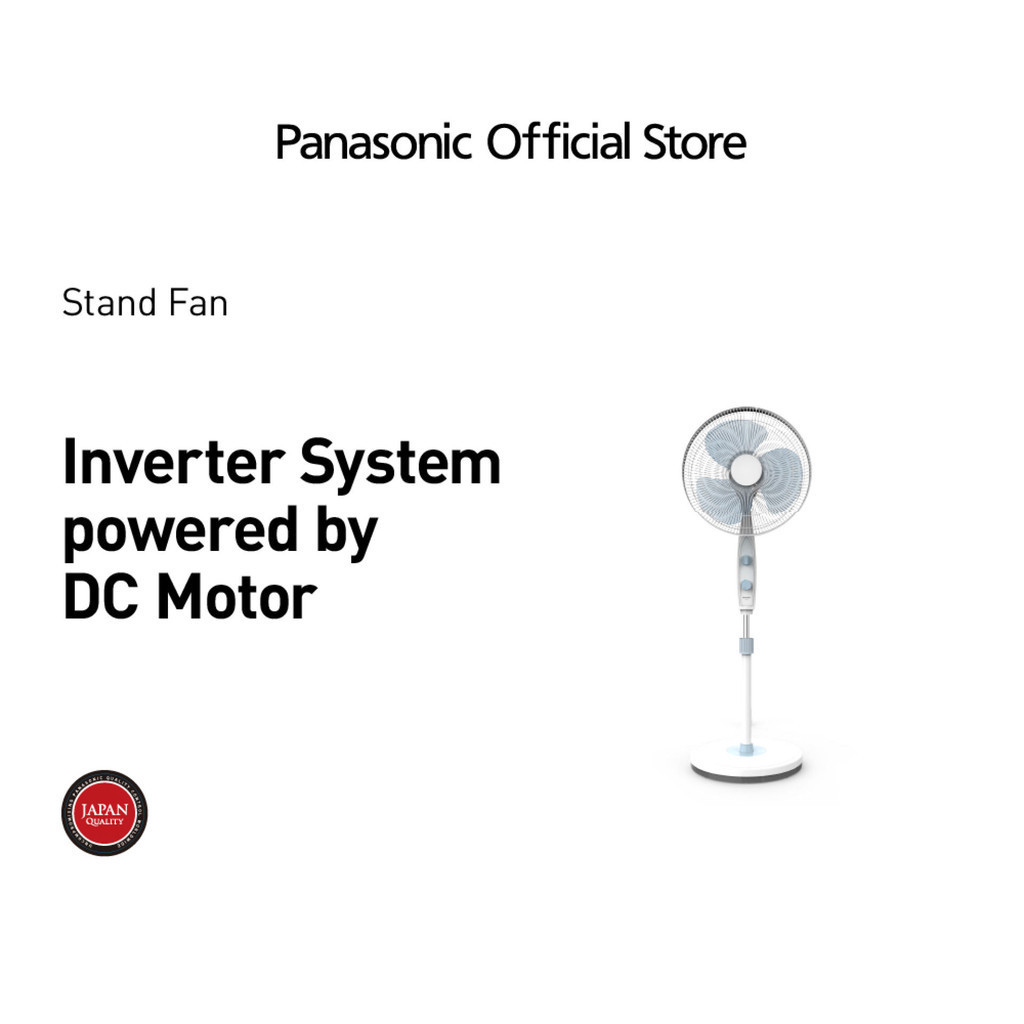 Panasonic F-409SN DC Inverter Deluxe Stand Electric Fan | Shopee ...