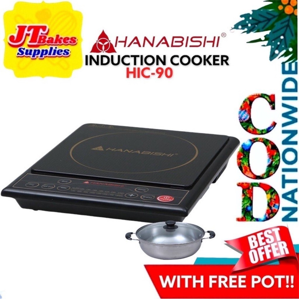 Hanabishi Induction Cooker HIC-90 With Freebie | Shopee Philippines