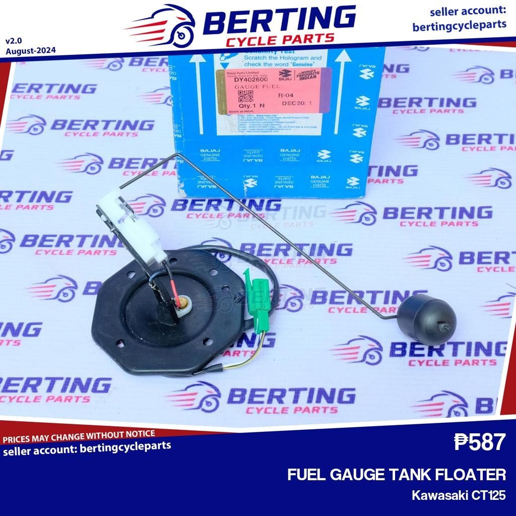 FUEL GAUGE TANK FLOATER Kawasaki CT125 Genuine DY402600 | Shopee ...