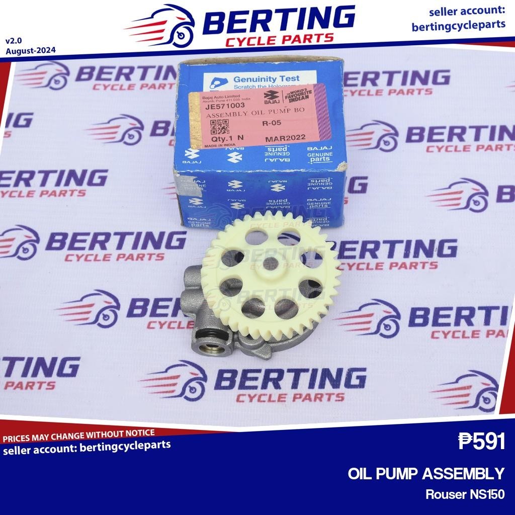 OIL PUMP ASSEMBLY Rouser NS150 Genuine JE571003 | Shopee Philippines