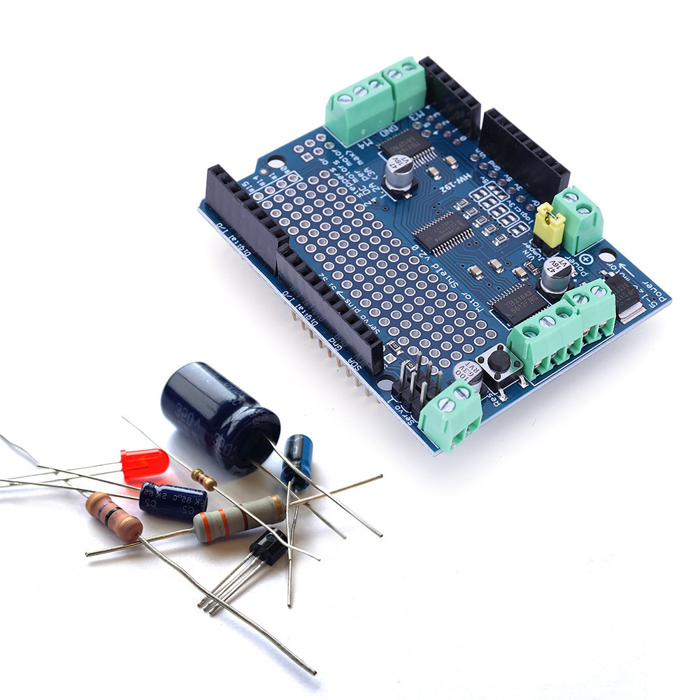 ♚Motor Drive Shield Board Shield V2 DC Stepper Motor Servo Drive Module ...