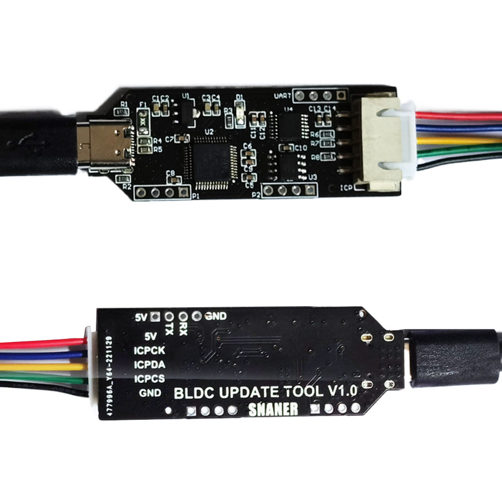♀1PCS Emulator 5V 0.5A Programming Device BLDC Update Tool V1.0 Debug ... ♀1PCS Emulator 5V 0.5A Programming Device BLDC Update Tool V1.0 Debug ...