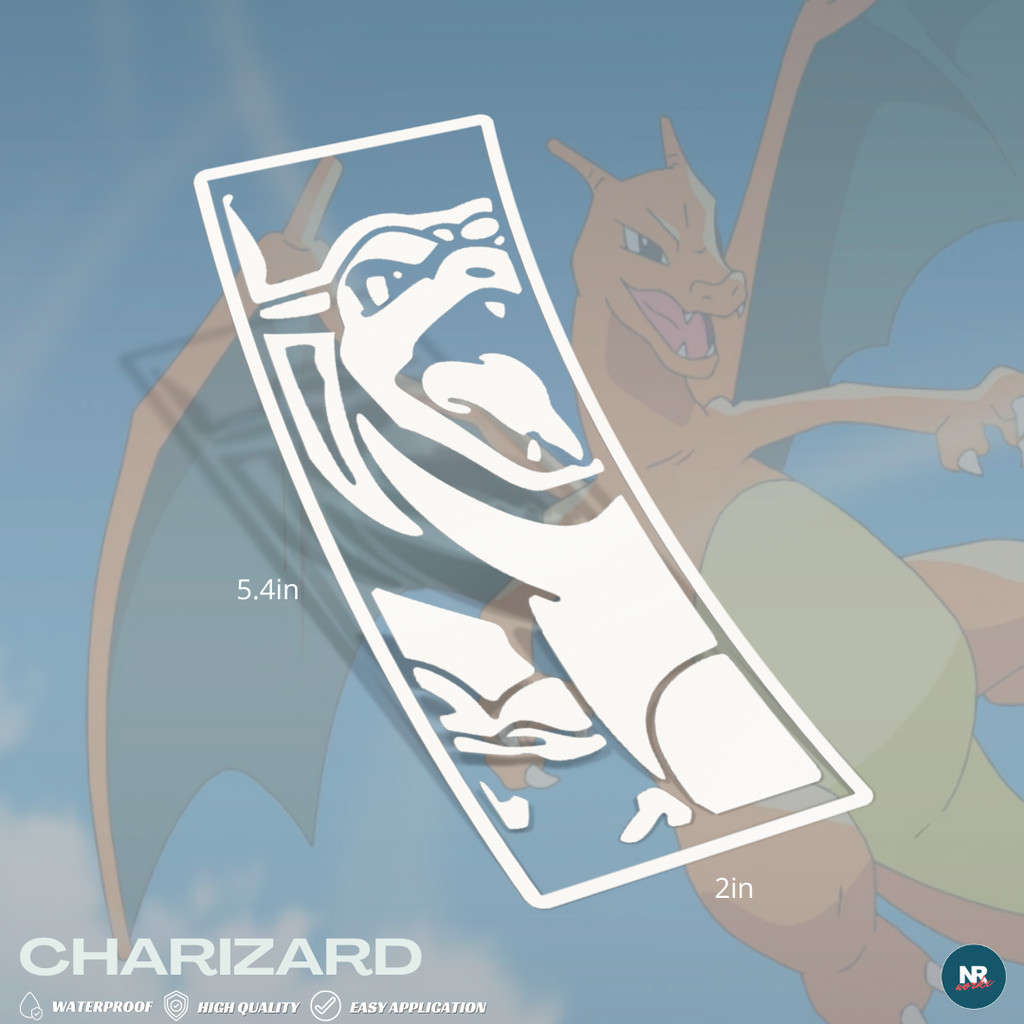 Charizard Pokemon Vinyl Decal Anime Sticker | Shopee Philippines