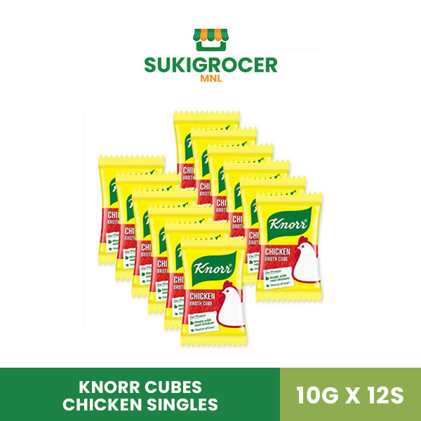 Knorr Cubes Chicken Singles 10G x 12s | Shopee Philippines