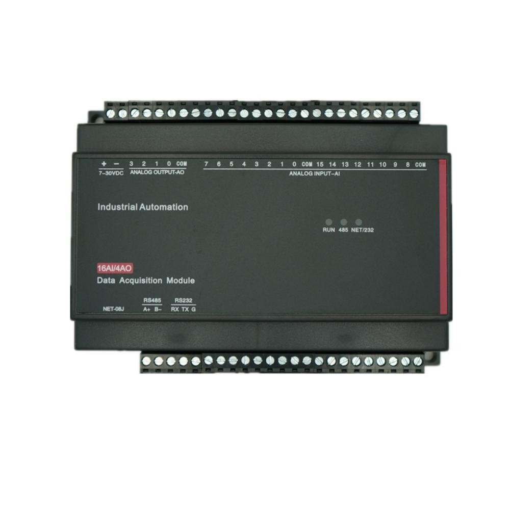 ๑TCP-508J 16AI analog acquisition module 4AO analog output Ethernet RTU module IO unit Modbus TC ...