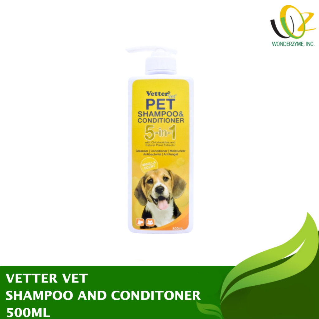 VETTER VET NATURA PHARMA Chlorhexidine + Plant Extract 5 in 1 SHAMPOO ...