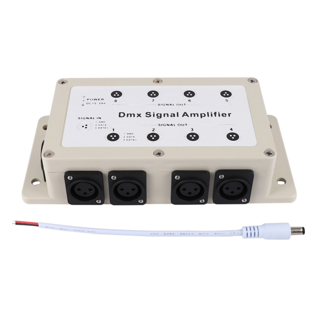 ️Dc12-24V 8 Channel Output Dmx Dmx512 Led Controller Signal Amplifier ...