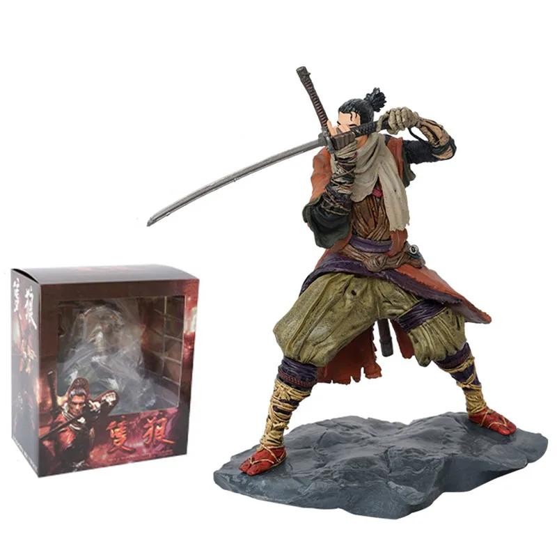 Sekiro Shadows Die Twice Wolf Action Figure Toys Figuras Anime GK ...