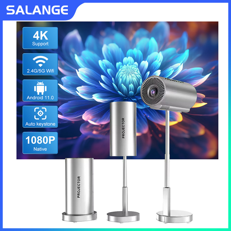 【Salange X5 Projector Mini Native 1080P HD 4K Video Android 11 WiFi ...