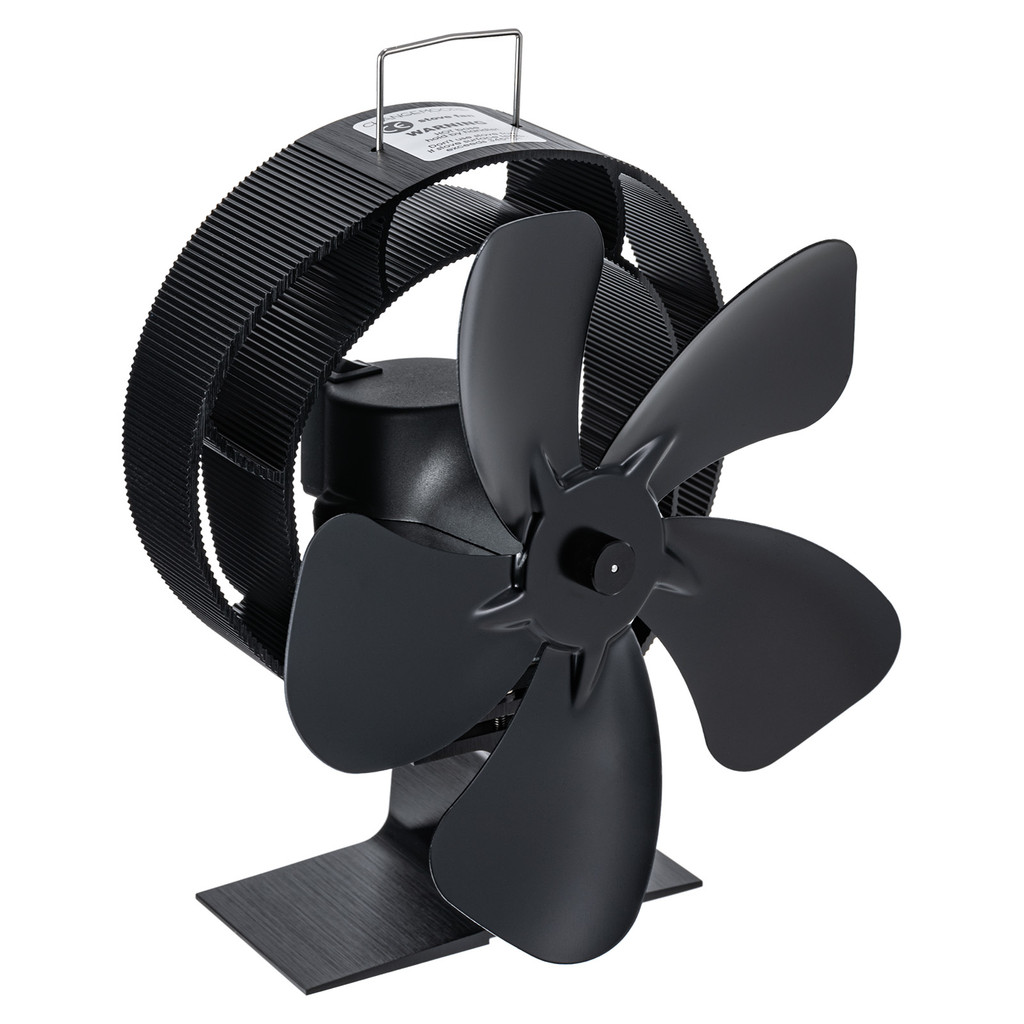 ♣Change Moore 5 Blade Furnace Fan Fireplace Fan Log Wood Burner Eco-fan ...