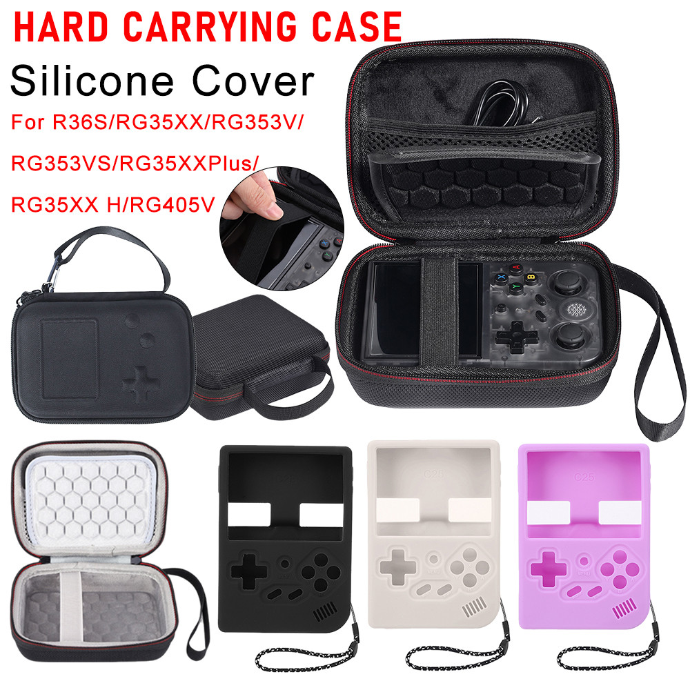 ♥Portable Carrying Case For RG35XX Series/RG353V/RG353VS/R36S/RG405V ...
