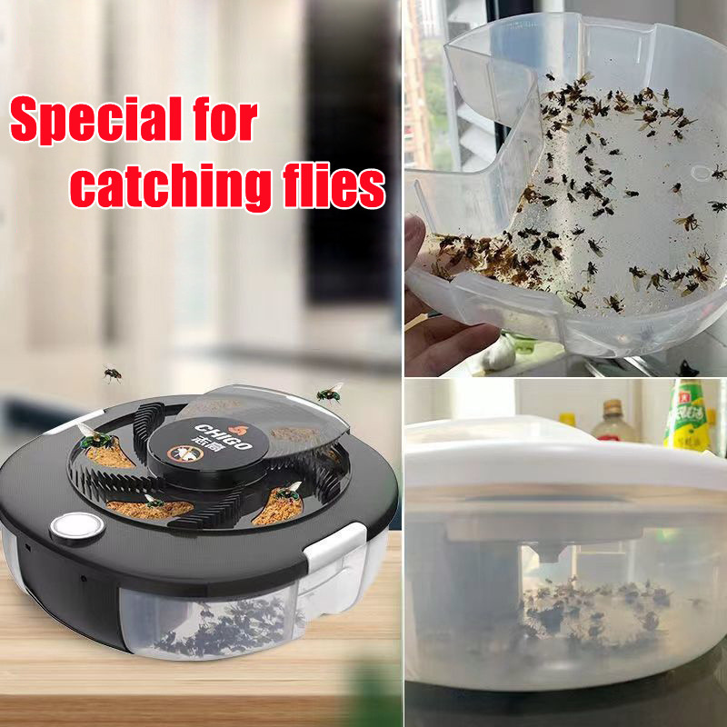 Flycatcher Trap Flies Killer Electric USB Charging Automatic | Shopee ...