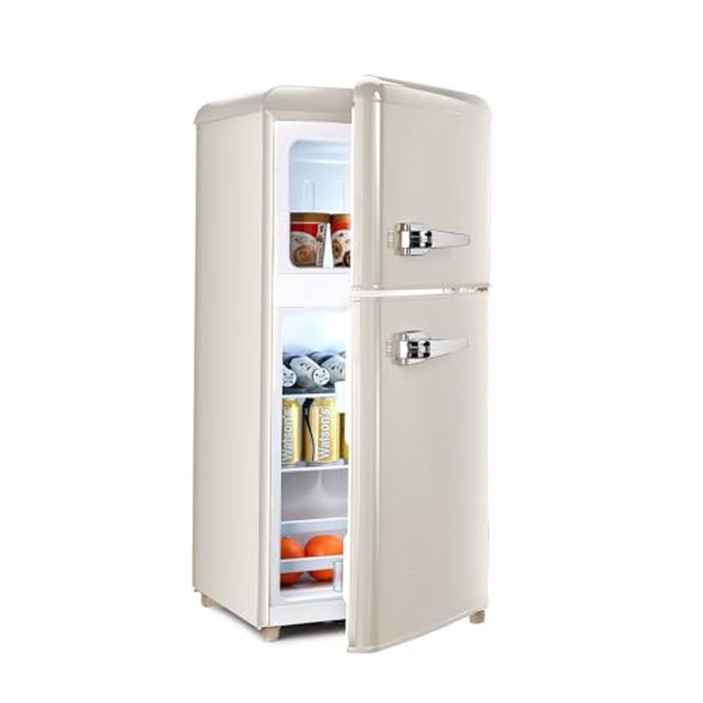 ۞Compact Mini Fridge Freezer Combo 3.2 cu.ft. Energy Efficient Quiet ...