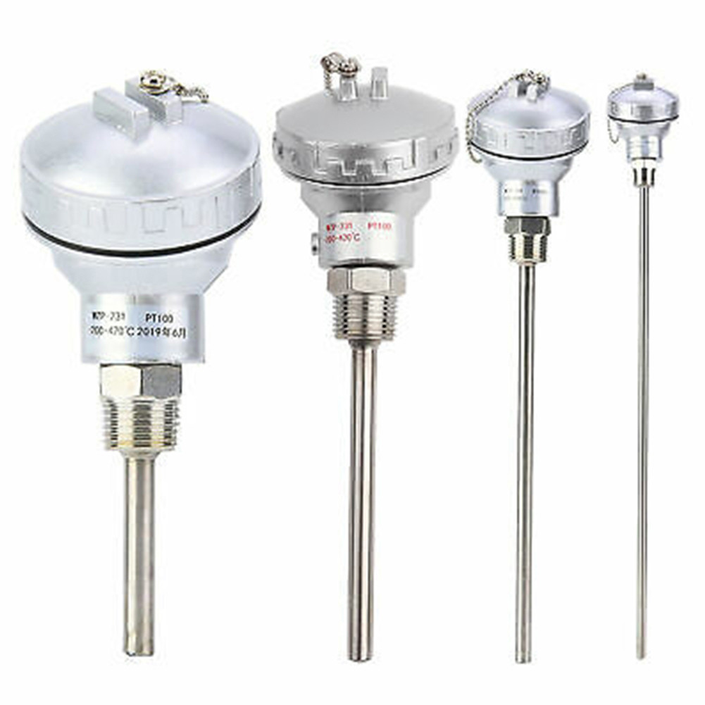 ⊹RTD PT100 Temperature Sensor Probe 3/4\" NPT Thread Thermocouple ...
