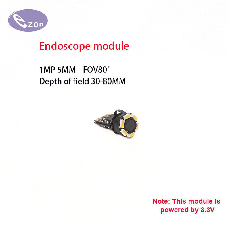 ☼1MP USB diameter 5mm ultra-short FOV80゜endoscope camera module OV9734 ...