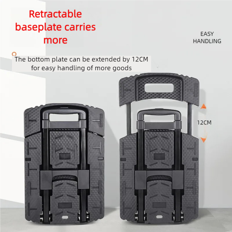 ♟Hand Carts Trolleys Folding Flatbed Truck Portable Small Moving and ...