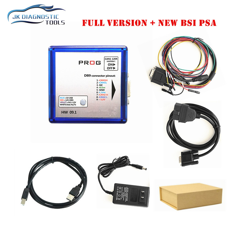 Full License For Ford/Citroen IO PROG ECU Programmer BD9 Pinout I/O Terminal IO-PROG HW 09.1 FL ...