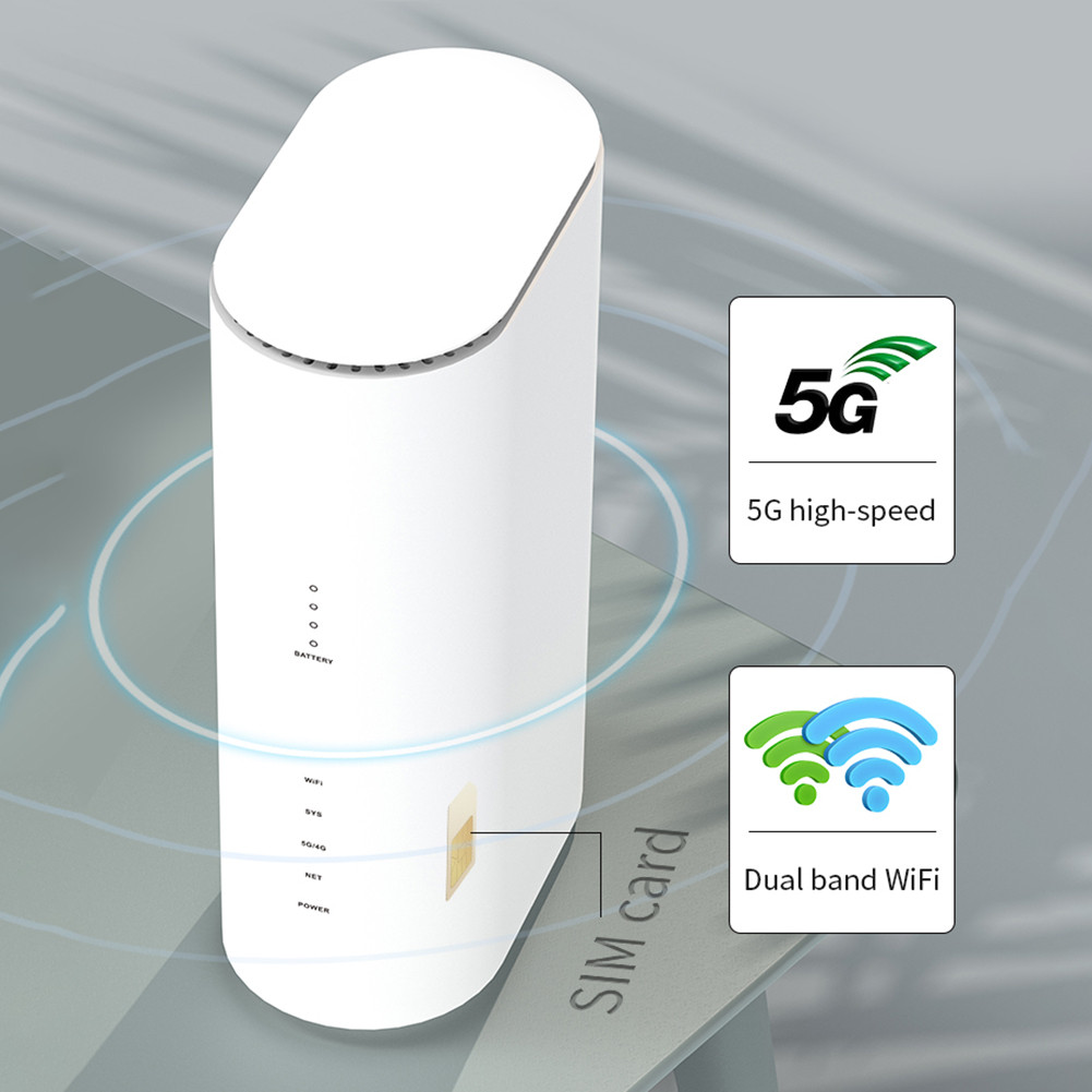 ⓥUnlocked 5G Indoor CPE Router with SIM Card Slot 4G LTE WiFi 6 ...