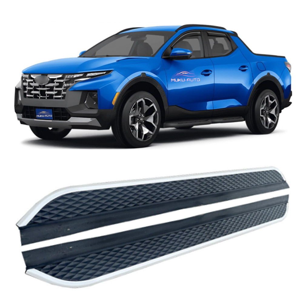 -Fixed Running Boards Side Step Pedal Nerf Bar Fits for Santa Cruz 2022 ...