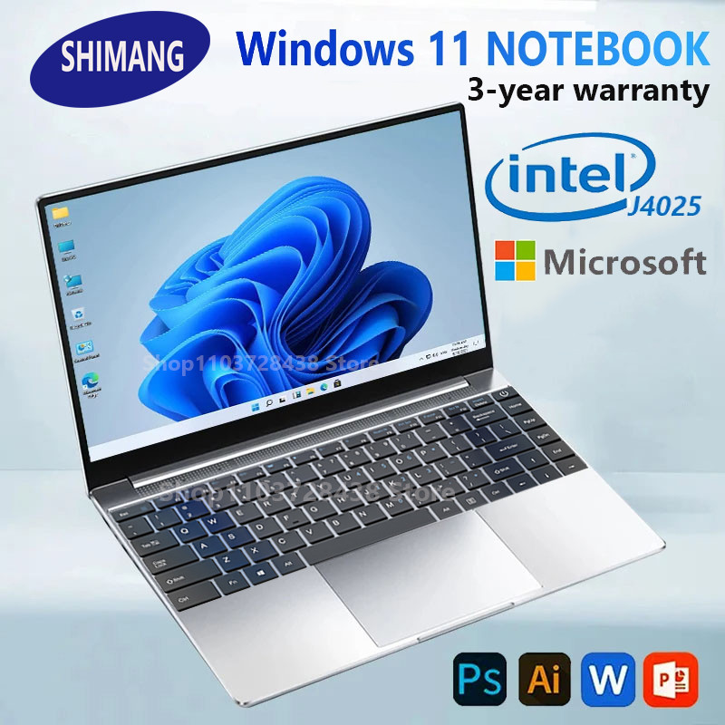 Intel Celeron J4025 laptop Windows 11 laptops 12GB RAM 512GB/1TB/2TB ...