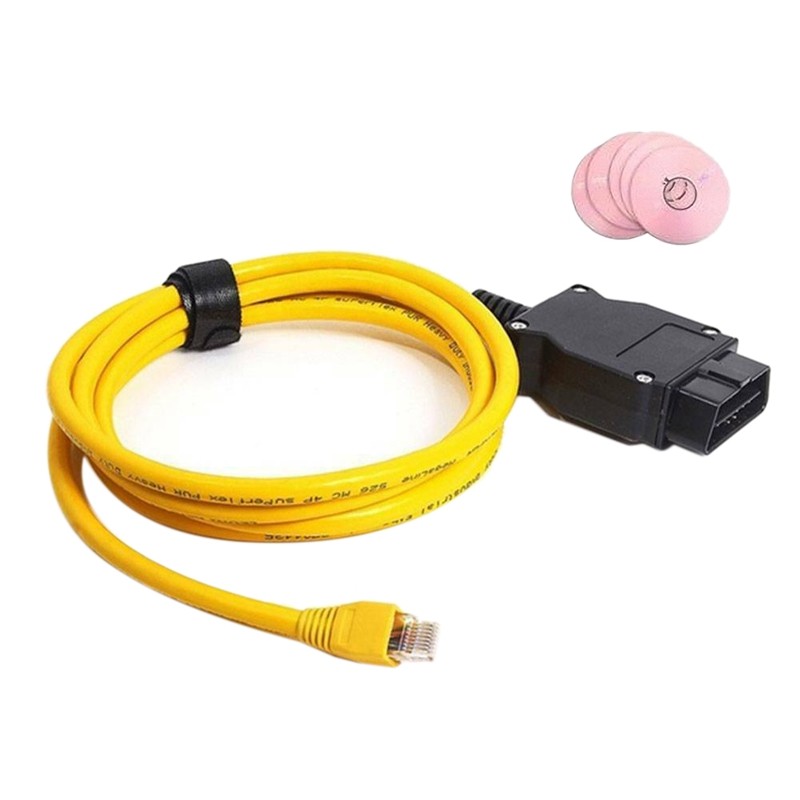 ⚔Ethernet To OBD Interface Cable E-Sys Icom Coding Diagnostic Cable For ...
