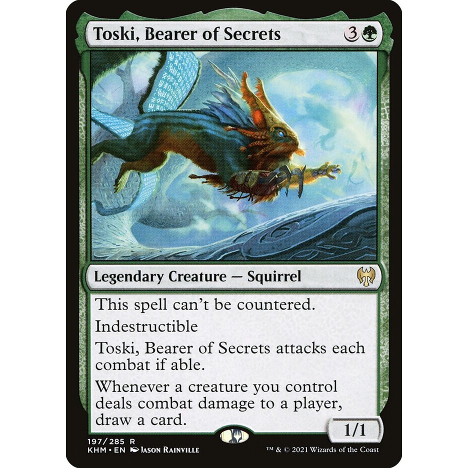 Pr0xy Card - Toski, Bearer of Secrets | Kaldheim (KHM) | Shopee Philippines