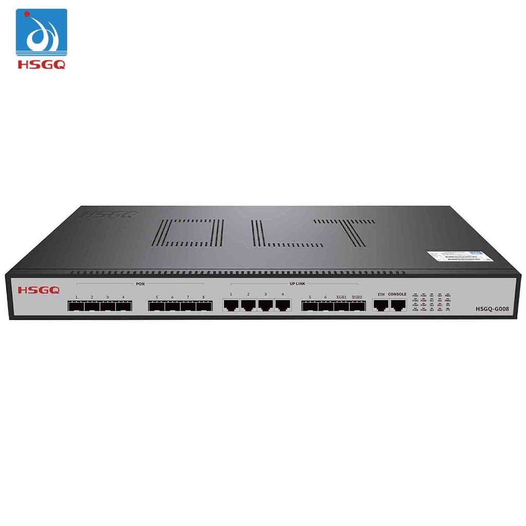 웃8 GPON OLT 4 GE RJ45 ports, 2SFP ports, 2SFP+(10GE) optical uplink ...