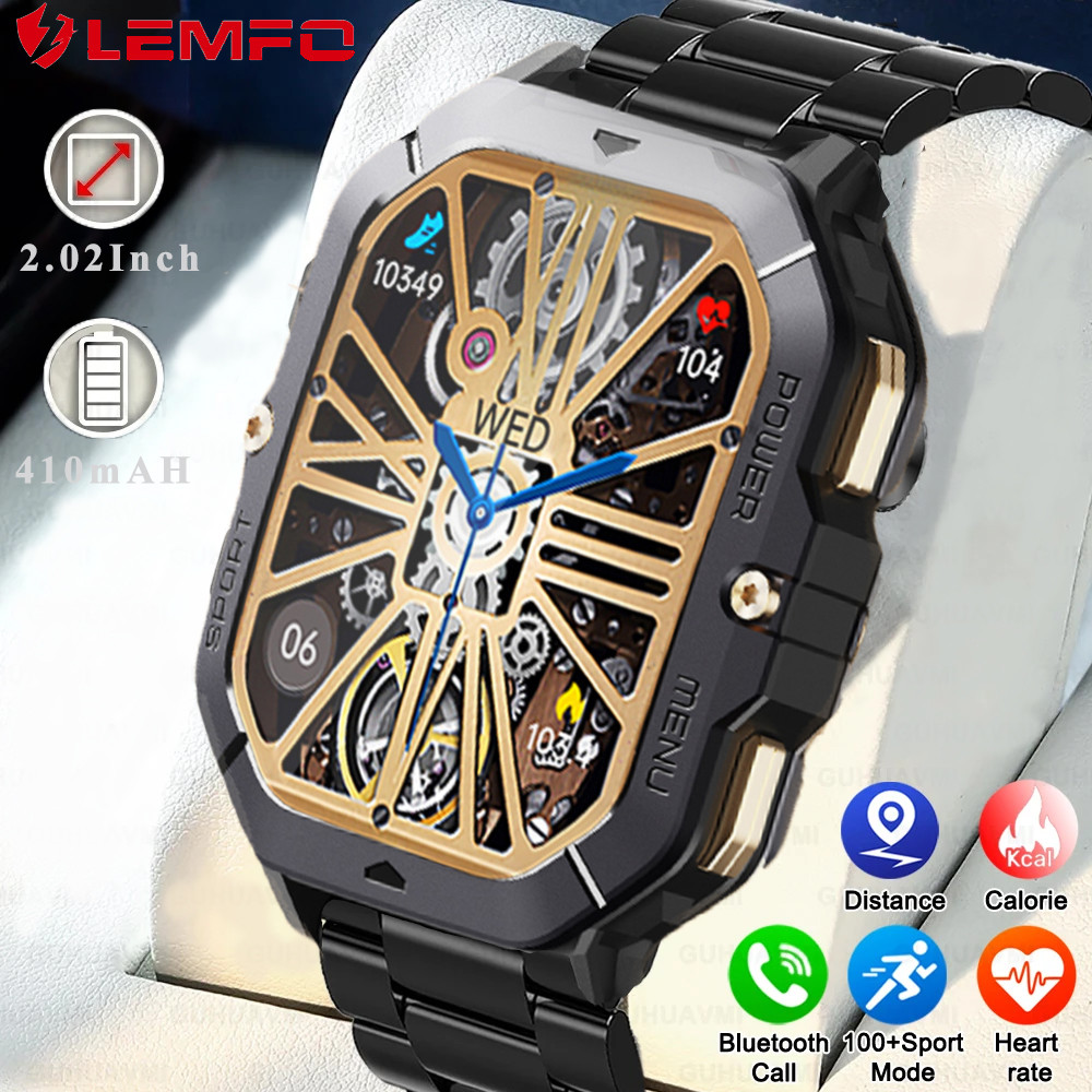 ⚖LEMFO C28 watches for men 100+ Sports Modes Bluetooth Call smartwatch ...