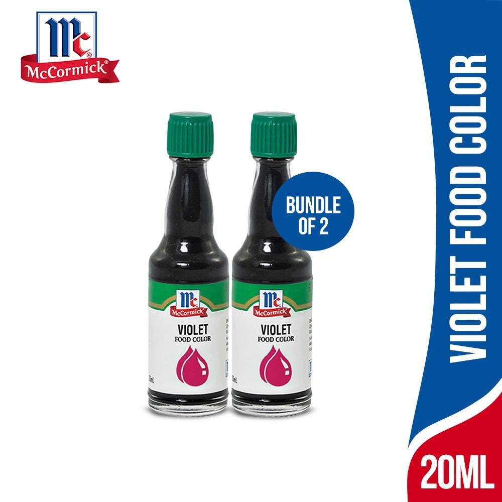 McCormick Violet Food Color 20ml- Bundle of 2 | Shopee Philippines