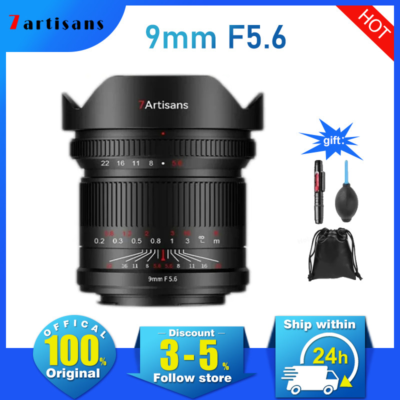 ♜7Artisans 7 artisans 9mm F5.6 Full-Frame ultra-wide-angle prime Lens ...