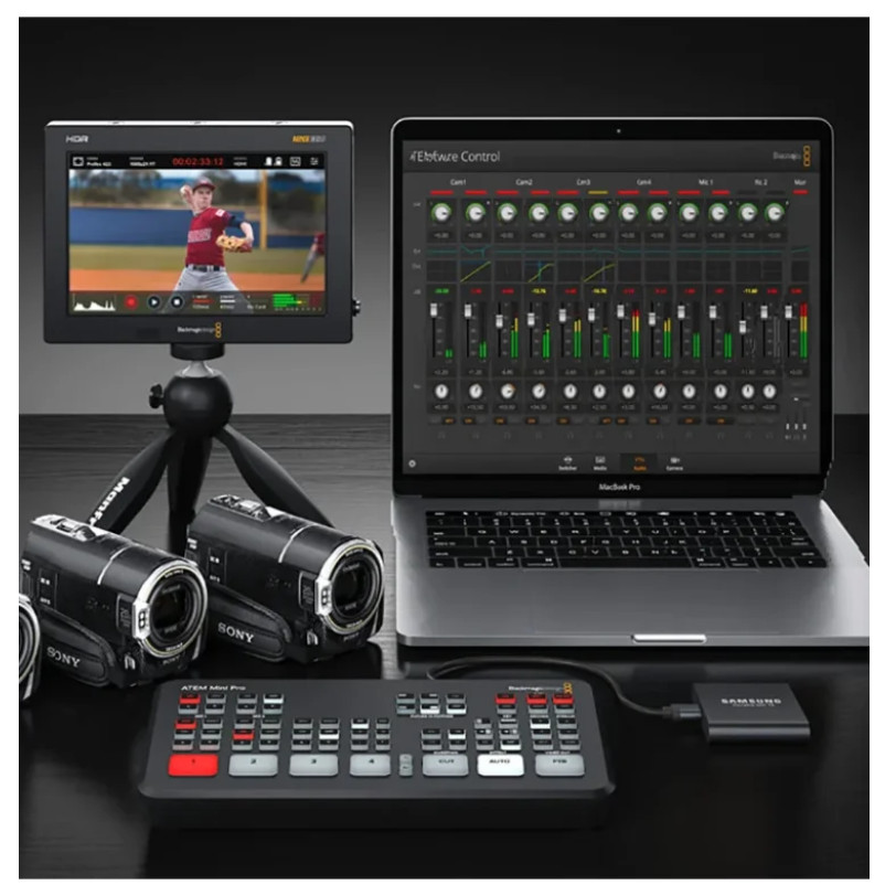 Blackmagic Design ATEM Mini Extreme ATEM Mini Pro ISO ATEM Mini Live ...