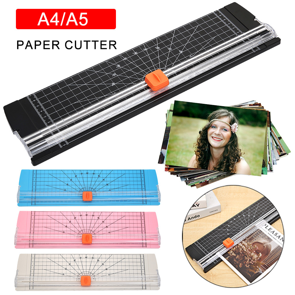 ★a4 A5 Paper Photo Cutter Paper Cutting Guillotine With Pull Out Ruler