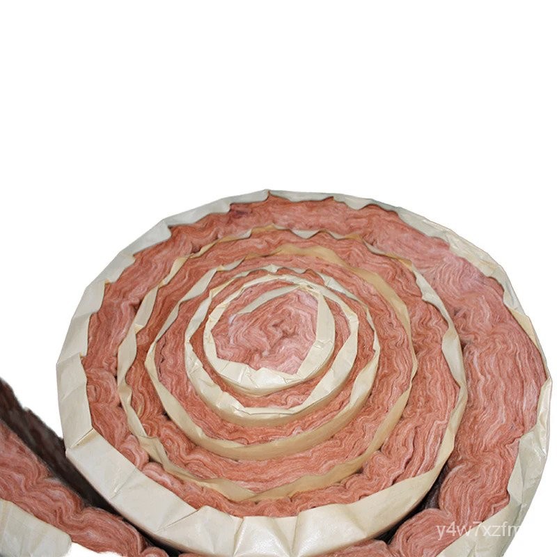 Pink Glass wool roll insulation fiberglass wool blanket fiber glasswool ...