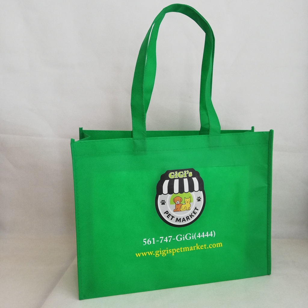 1000pcs/lot Reusable Promotion Non-woven Bags Custom Shopping Bag with ...