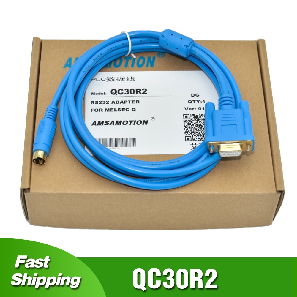 QC30R2 For Mitsubishi Q Series PLC Communication Cable MELSEC GS ...