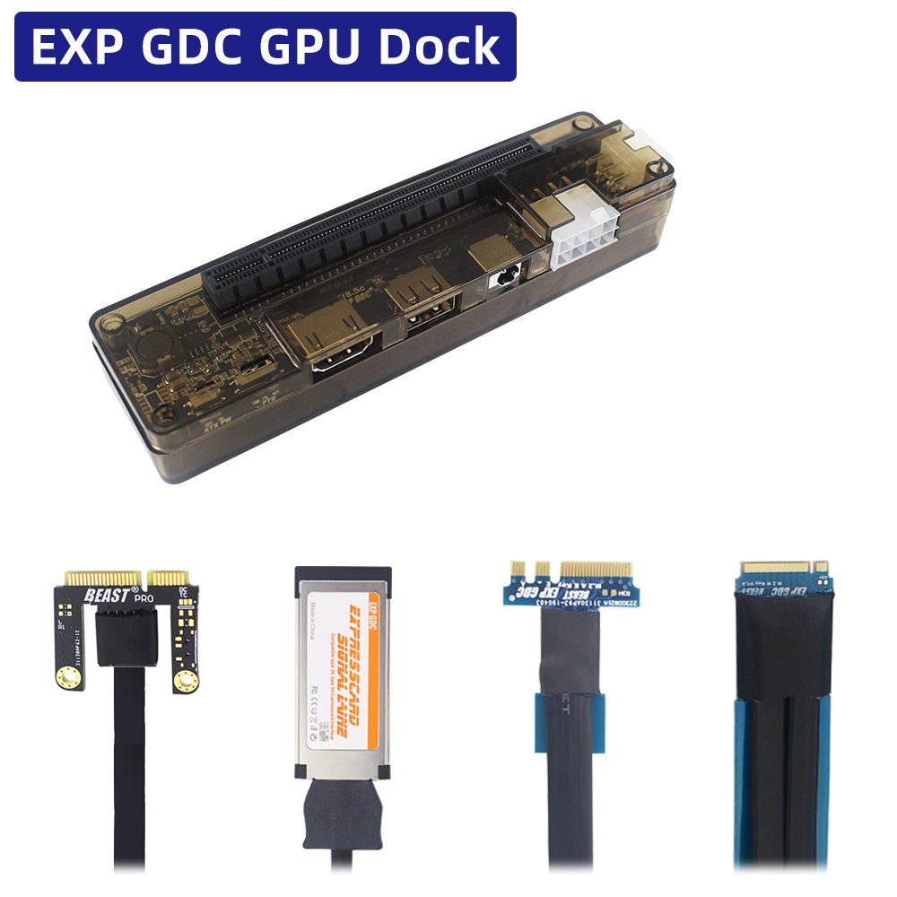 ♠ EXP GDC External Laptop Video Card Dock Notebook to Graphics Card ...