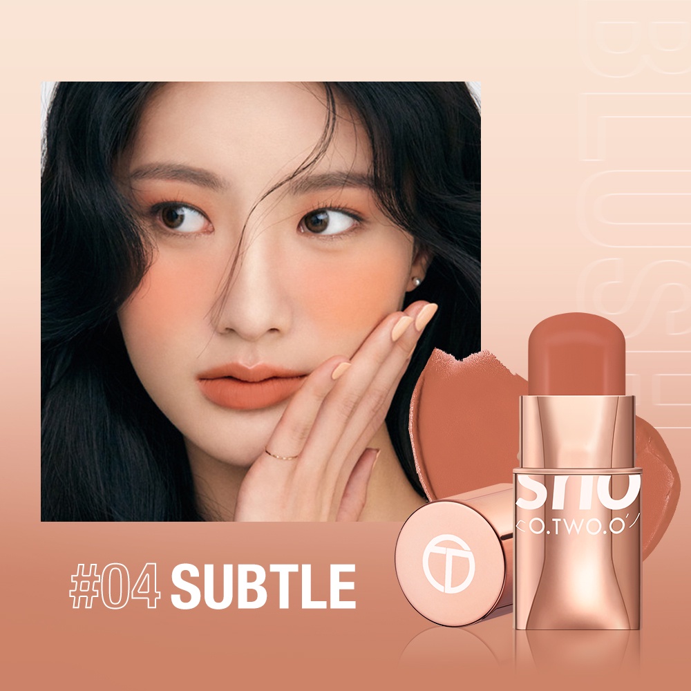 O.TWO.O Blush Stick Lip & Cheek On 3 In 1 Hydrating Gloss 30g | Shopee ...