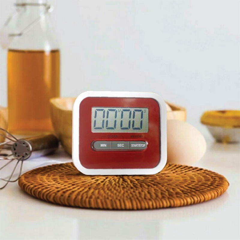 New Digital LCD Kitchen Timer Magnetic Count Up Down Alarm Clock Attach ...
