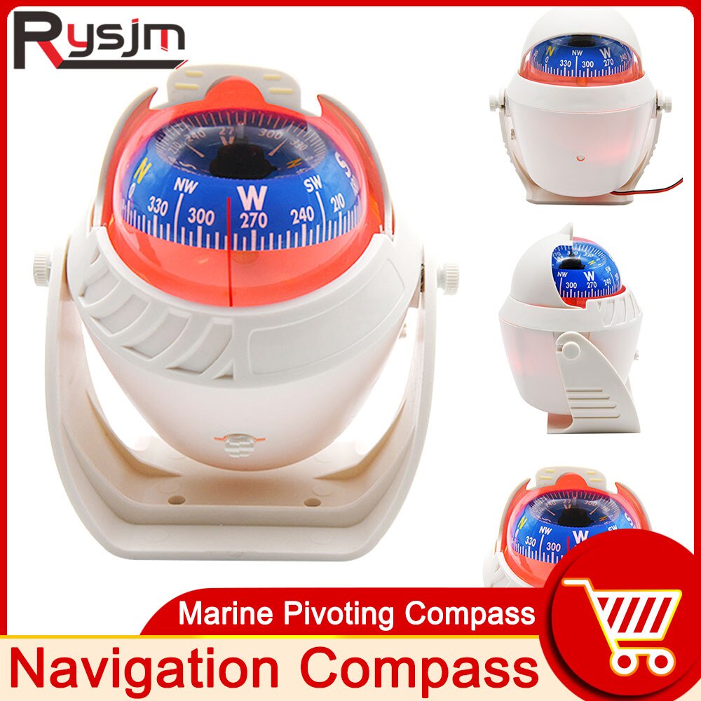 Professional Compass Sea Marine Military Electronic Boat Vehicle Car ...