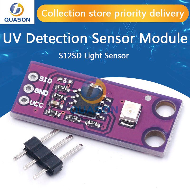 GUVA-S12SD UV Detection Sensor Module S12SD Light Sensor Diy Kit ...
