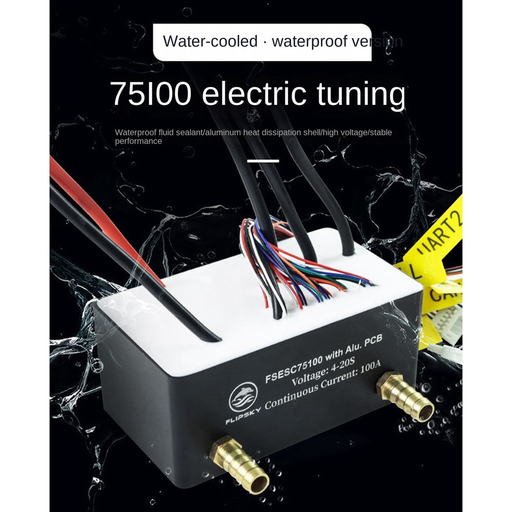 Flipsky 75100 with Aluminum PCB Based on VESC for Electric Skateboard ...