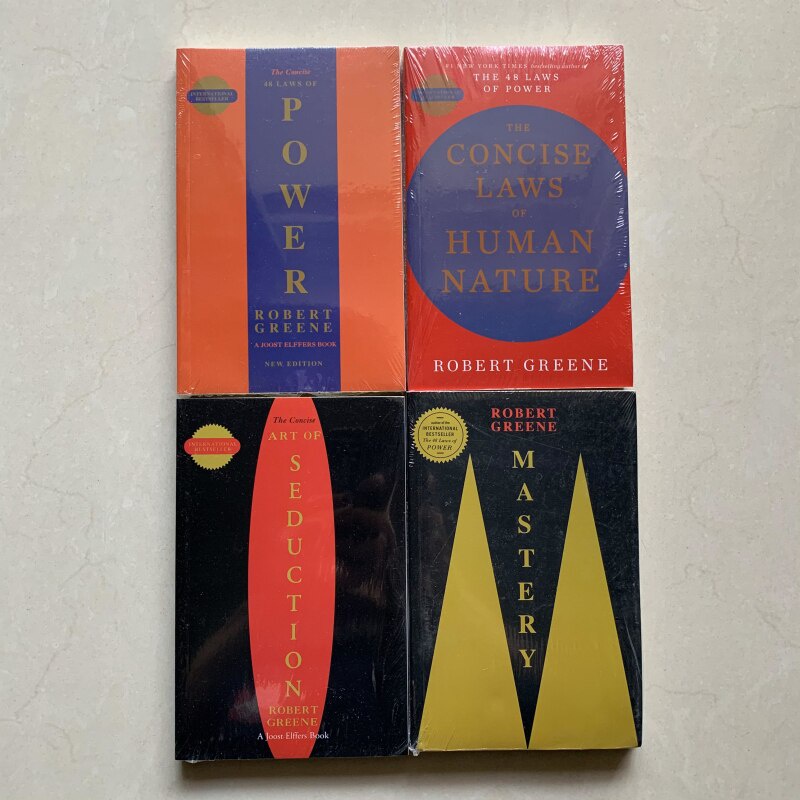4 Books Set By Robert Greene The Concise 48 Laws Of Power; The Concise ...