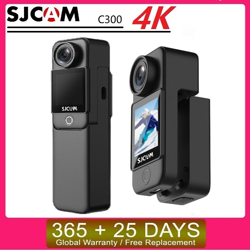 SJCAM C300 Pocket Action Camera 4K 30FPS 6-Axis GYRO Image Stabilization Super Night Vision 5G ...