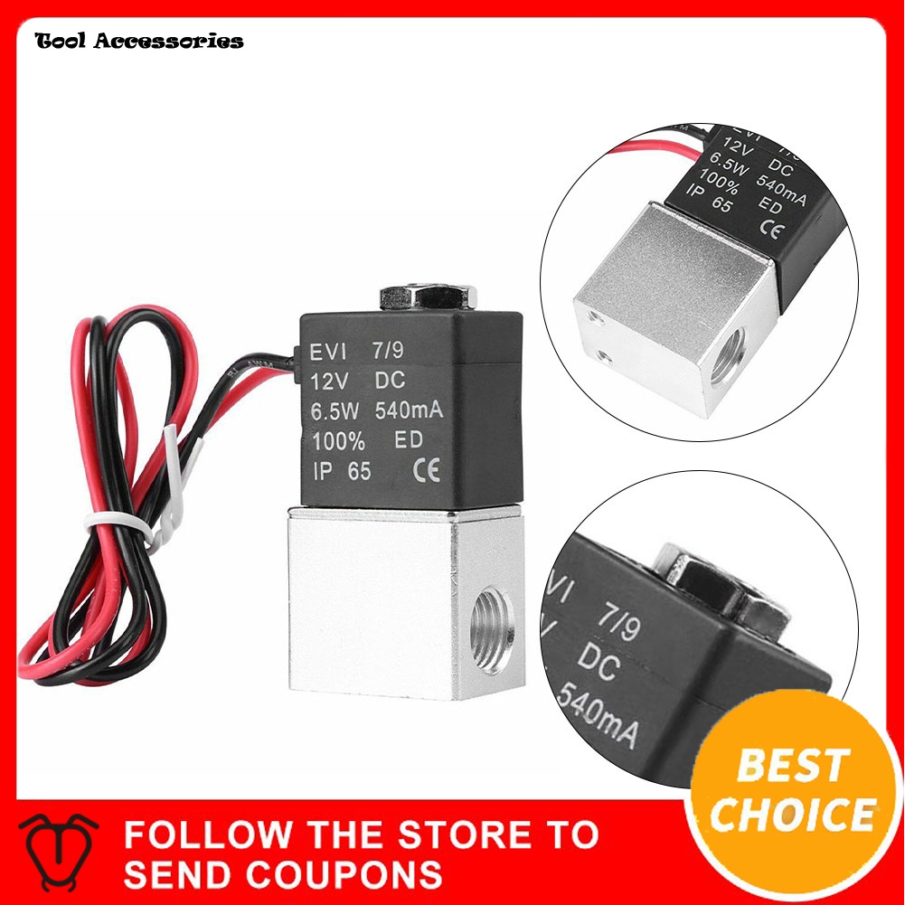 [Tool] 1/4"Inch Fast Response Electric Air Water Solenoid Valve 12V Dc ...