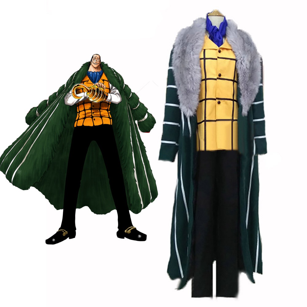 Anime One Piece Sir Crocodile Cosplay Costume Cloak Suit Full Set ...