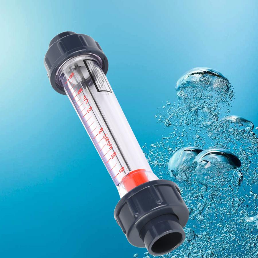 LZS-20D Flow Meter 100-1000LPH Plastic Tube High Accuracy Liquid Water ...