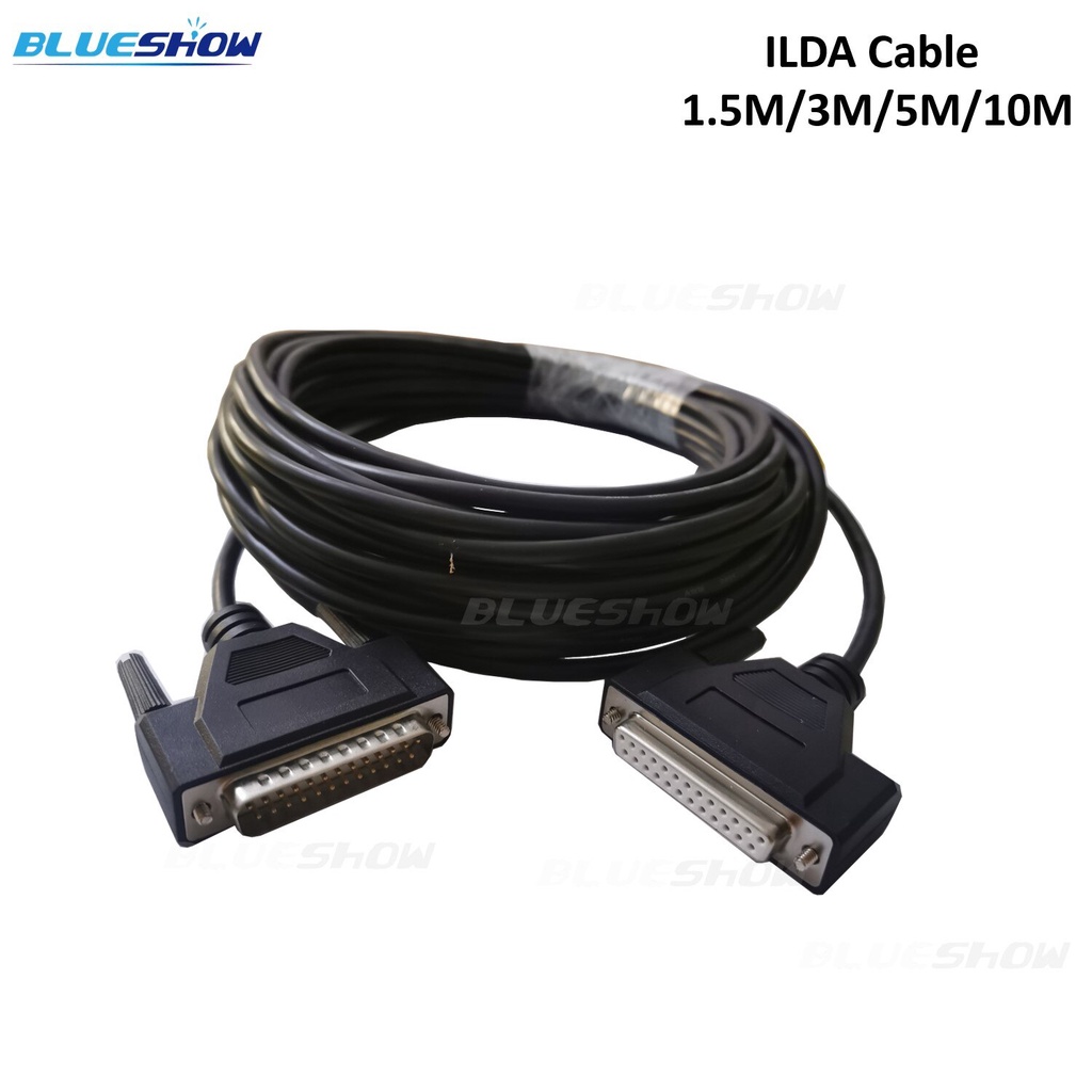 10M ILDA Cable 3M 33 Feet 10 Meter RJ45 to DB25 Convertor Female To ...