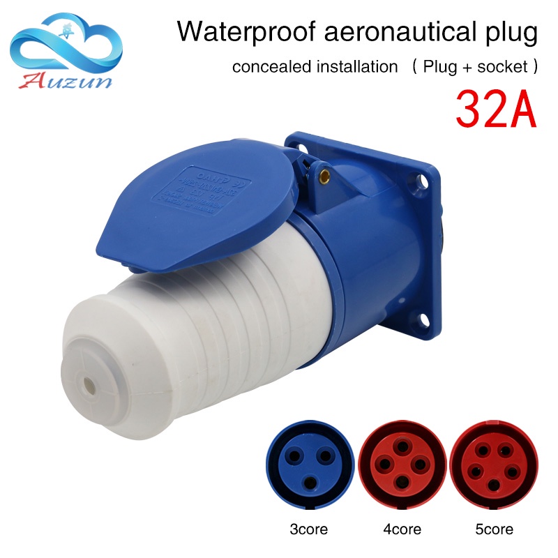 BFCJ Waterproof industrial aviation plug socket connector 3 core 4 core ...